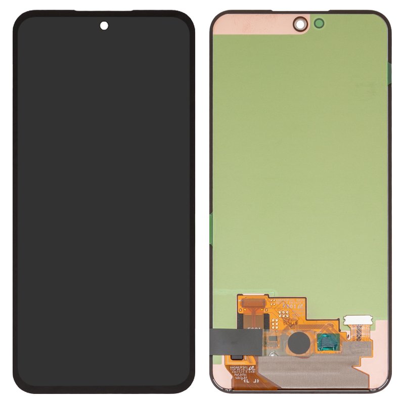 LCD compatible with Samsung A556 Galaxy A55, (black, without frame ...